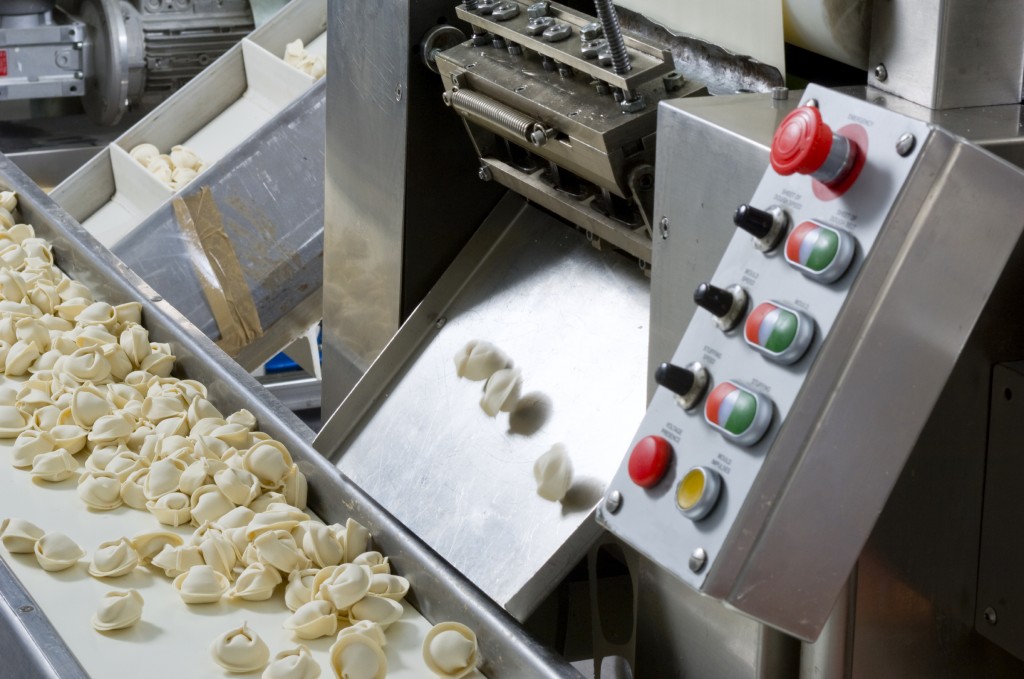 Production line in a food factory. Ravioli preparation. - TechNotes ...